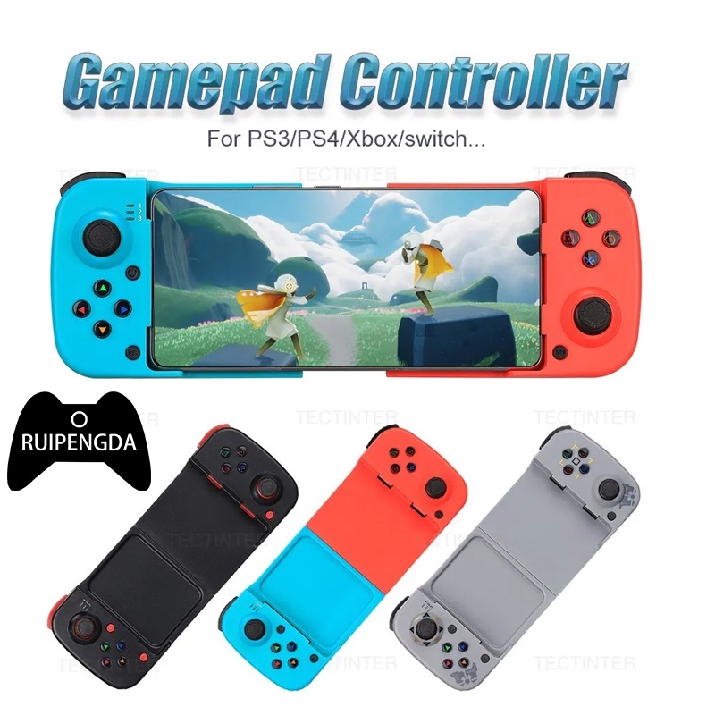 D3 Smartphone Game Controller Wireless Bluetooth Controller For Android IOS Retractable Gamepad ...