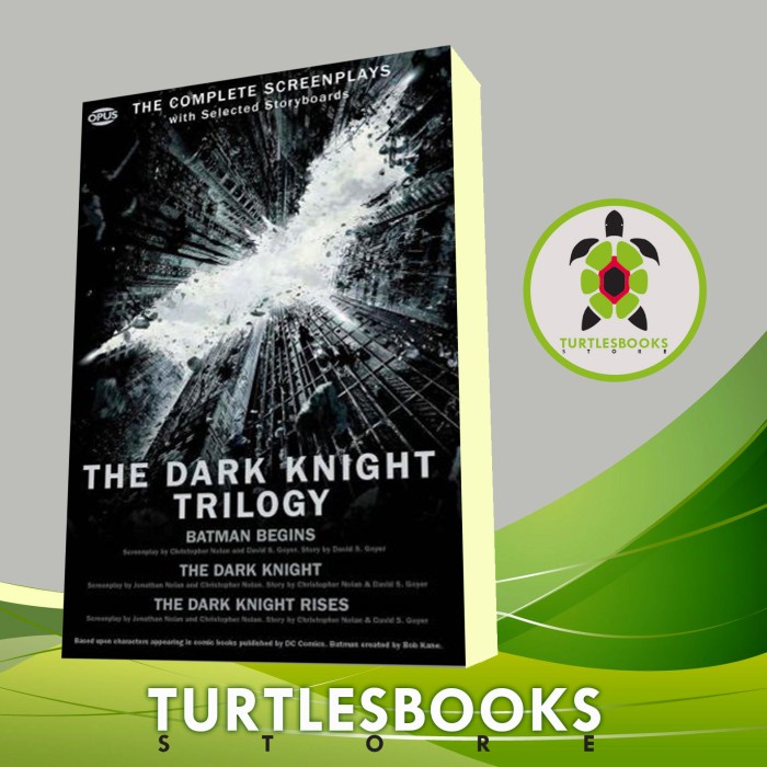 The Dark Knight trilogy: Batman Begins; The Dark Knight; The Dark Kn ...