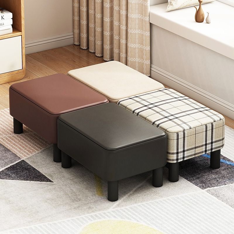Living Room Small Stool Home Low Stool Soft Sitting Entry Door Shoe ...