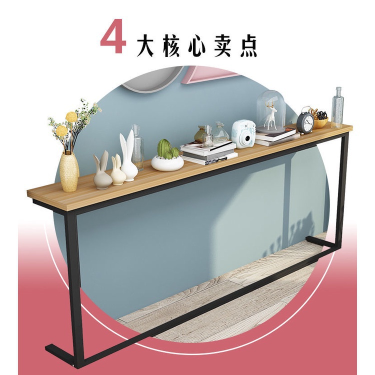 YQ Against The Wall Narrow Table Long Table Gap Table Console Table ...