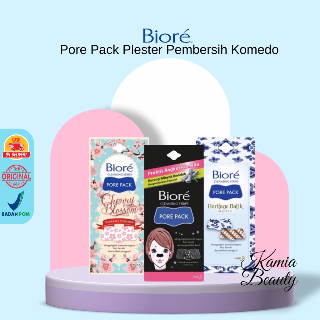 NAJMIA 3 - Biore Pore Pack Blackhead Cleaning Plaster / Blackhead ...