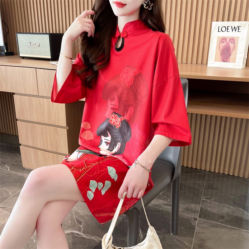 2025 cheongsam dress plus size Red Cheongsam Improved Dress Cheongsam ...