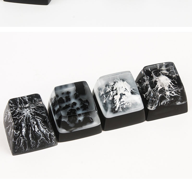 Customized Personality Resin Keycap Snow Mountain Fuji Mountain Cherry ...