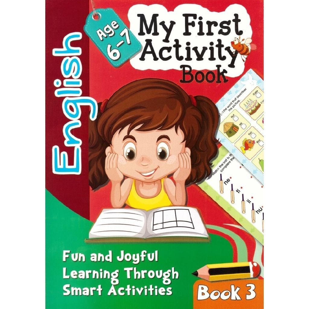 My First Activity Book English 3 (Age 6-7) | Shopee Singapore