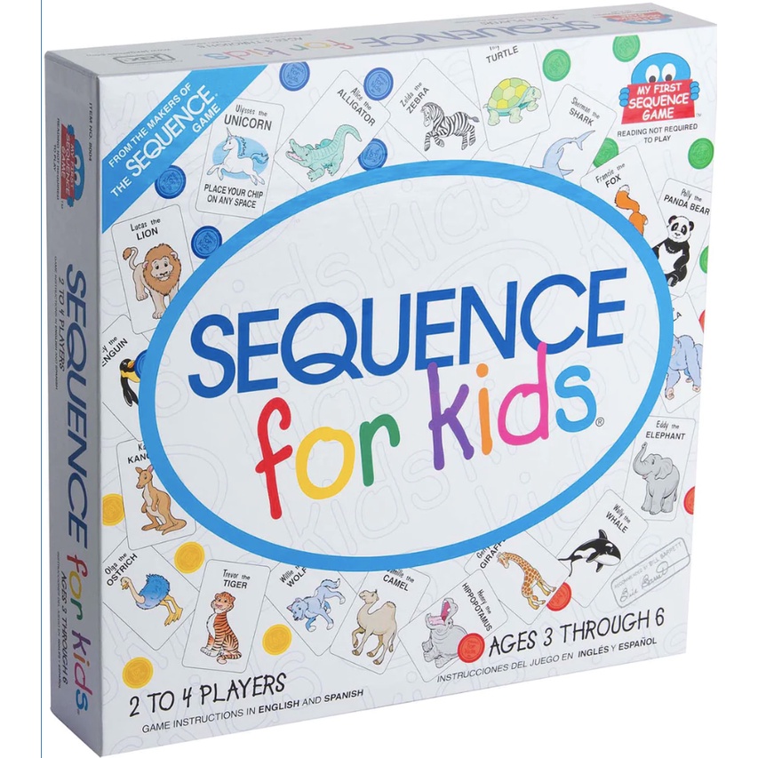 [SG] SEQUENCE for Kids Strategy Board & Card Games - Family & Friends ...
