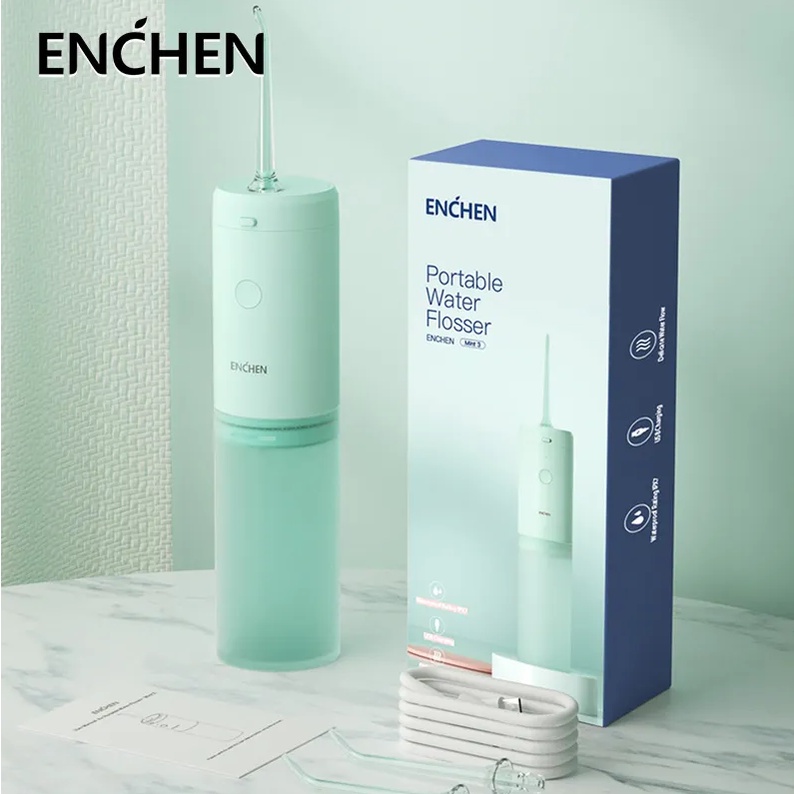 Enchen Mint 3 Portable Electric Water Flosser Oral Irrigator, 3 ...
