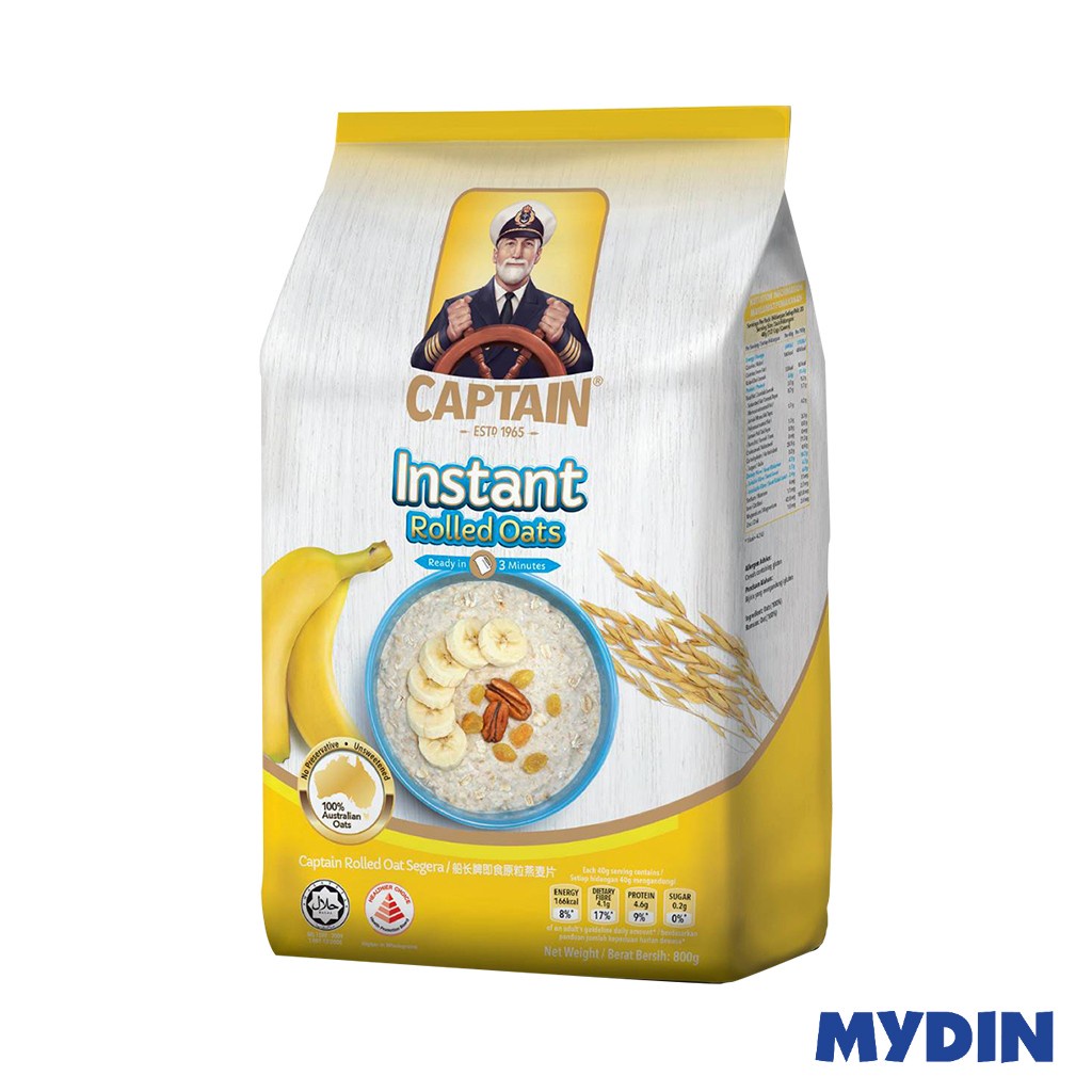 Captain Oats Instant Oatmeal (800g) | Shopee Singapore