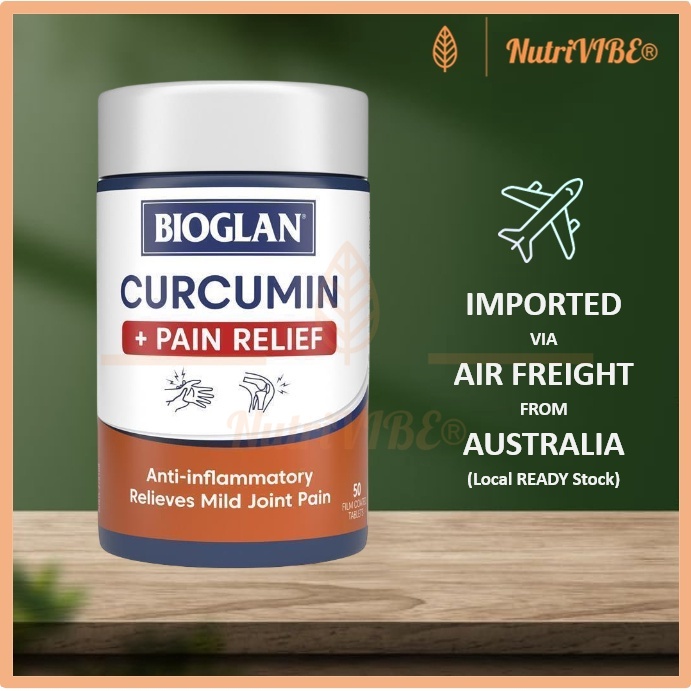 [Ready SG Stock] Bioglan Clinical Curcumin Plus Pain Relief 50 Tablets ...