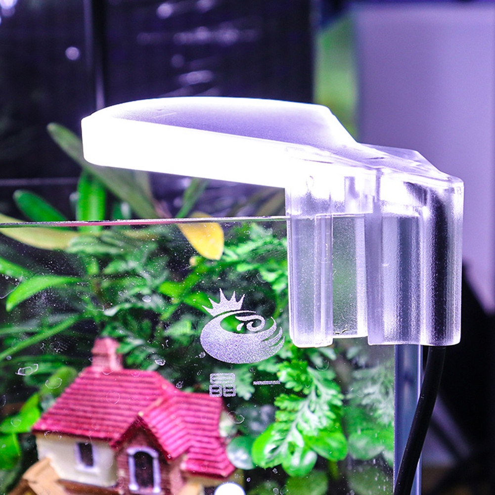 Mini Waterproof Clip 5W LED Aquarium Light Fish Tank Aquatic Plants ...