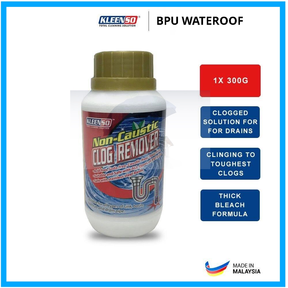 Kleenso 300g Non-Caustic Clog Remover (Powder) | Shopee Singapore