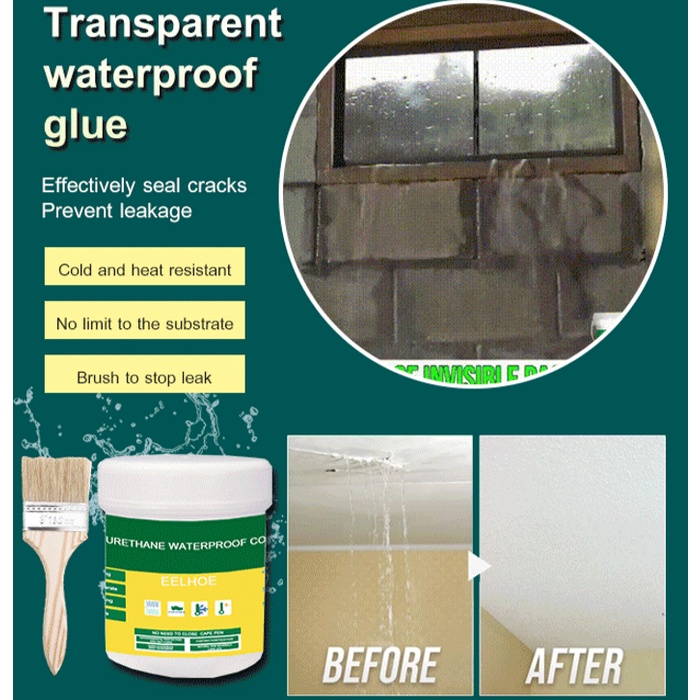 Transparent Wall Leak Proof Coating for Exterior Walls and Bathroom ...