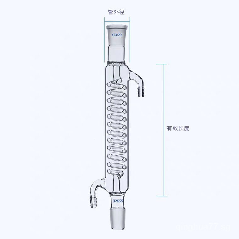 Condenser Pipe Distillation Straight Spherical Serpentine Air Set Pipe ...