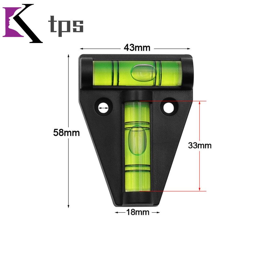 Mini Spirit Level Shatterproof Waterproof T Level Bubble Level for RV ...