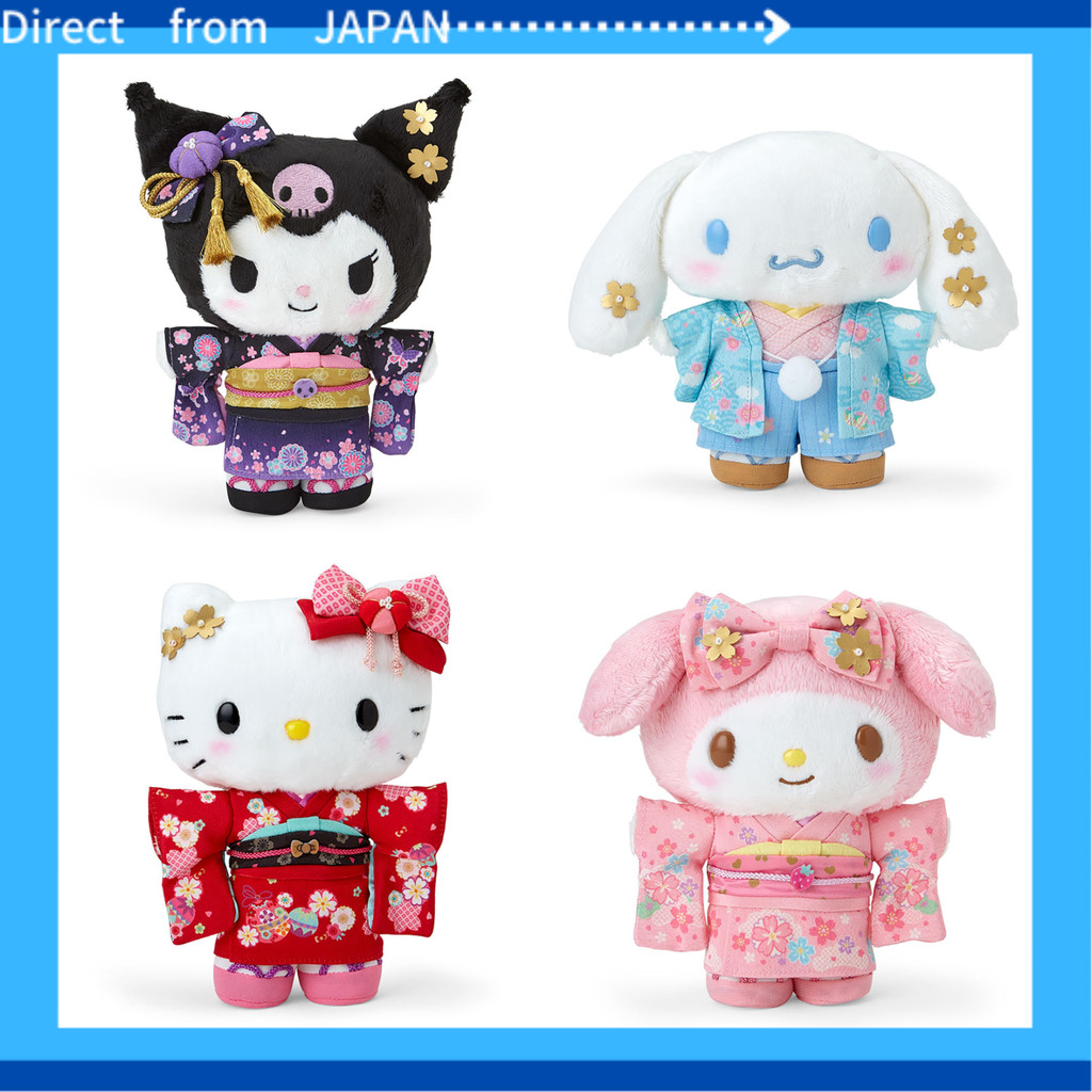 Sanrio Plush Toy (Kimono) Cinnamoroll 067601 ,Kuromi,Cinnamoroll,hello kitty,my melody | Shopee ...