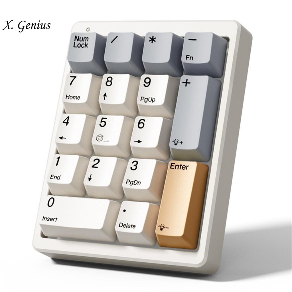 17 Keys Type C Wired Number Pad Mechanical Numeric Keypad Numpad Gaming ...