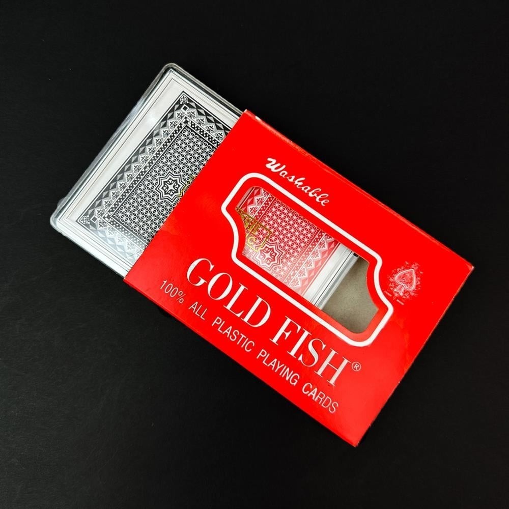 Gold Fish Plastic Playing Card Game (2set/box) | Shopee Singapore