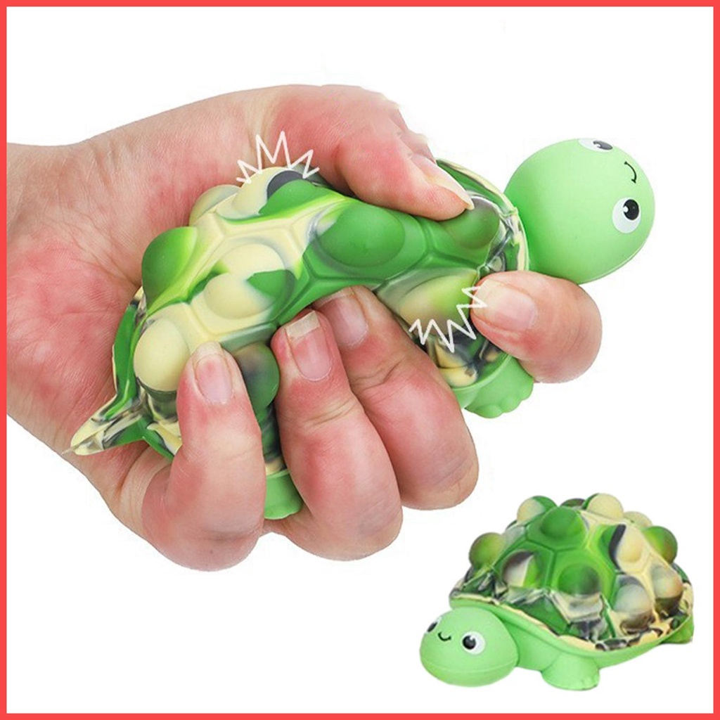 3D Turtle Ball Pop Fidget Toys It Ppoper Squishy Push Bubble Stress ...