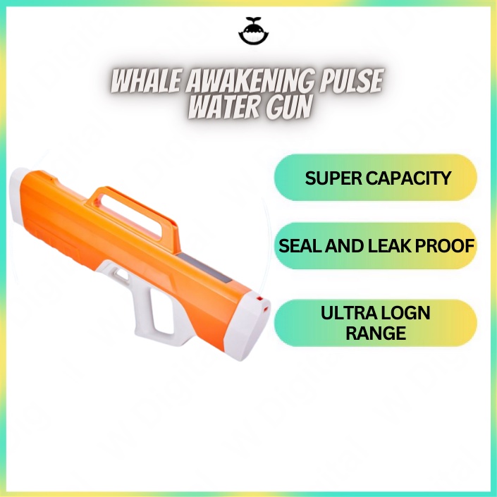 MIWAING Electric Pulse Water Gun High-pressure Intelligent Display ...