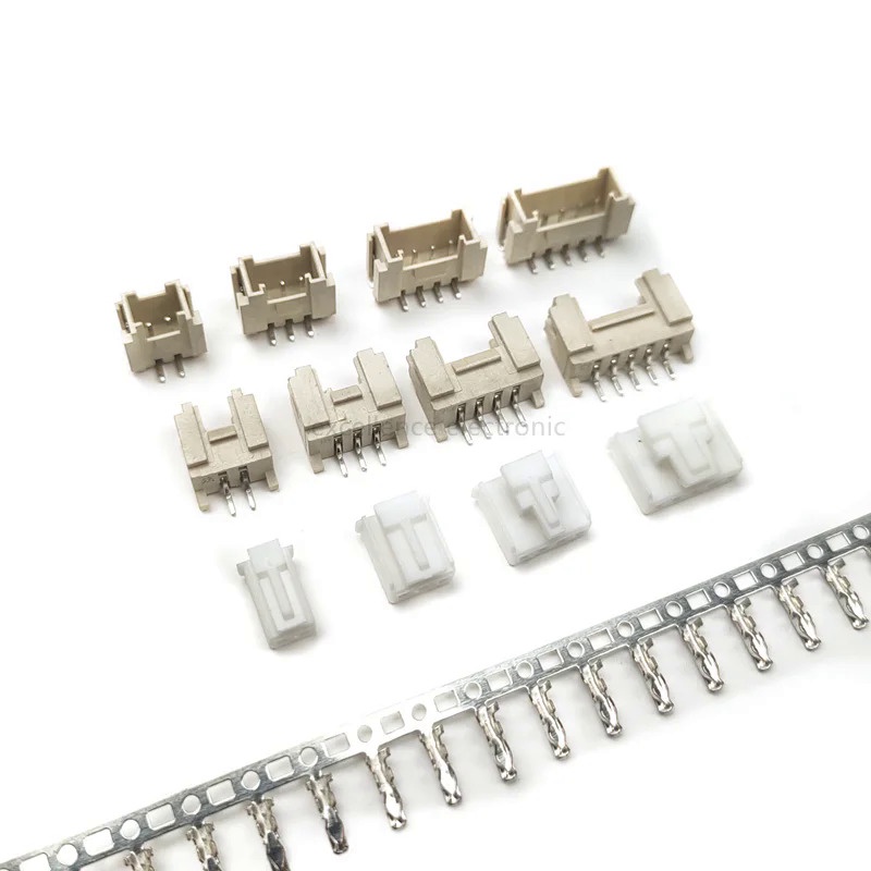 10Sets HY2.0 Connector 2.0mm Vertical / Horizontal SMD Pin Header 2/3/4 ...