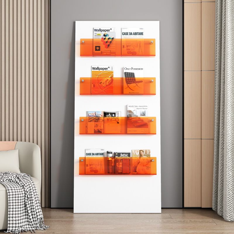 Minimalist Magazine Rack Study Simple Wall Bookshelf Small Apartment ...