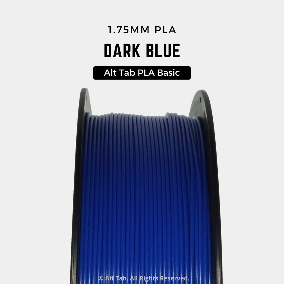(Local Stock) Basic Dark Blue PLA Filament 1.75mm 1kg for 3D Printer ...