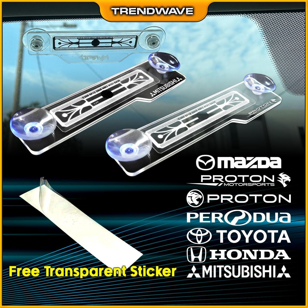 RFID Car Holder (B) For Toyota Honda Perodua Proton Pemegang Roadtax ...