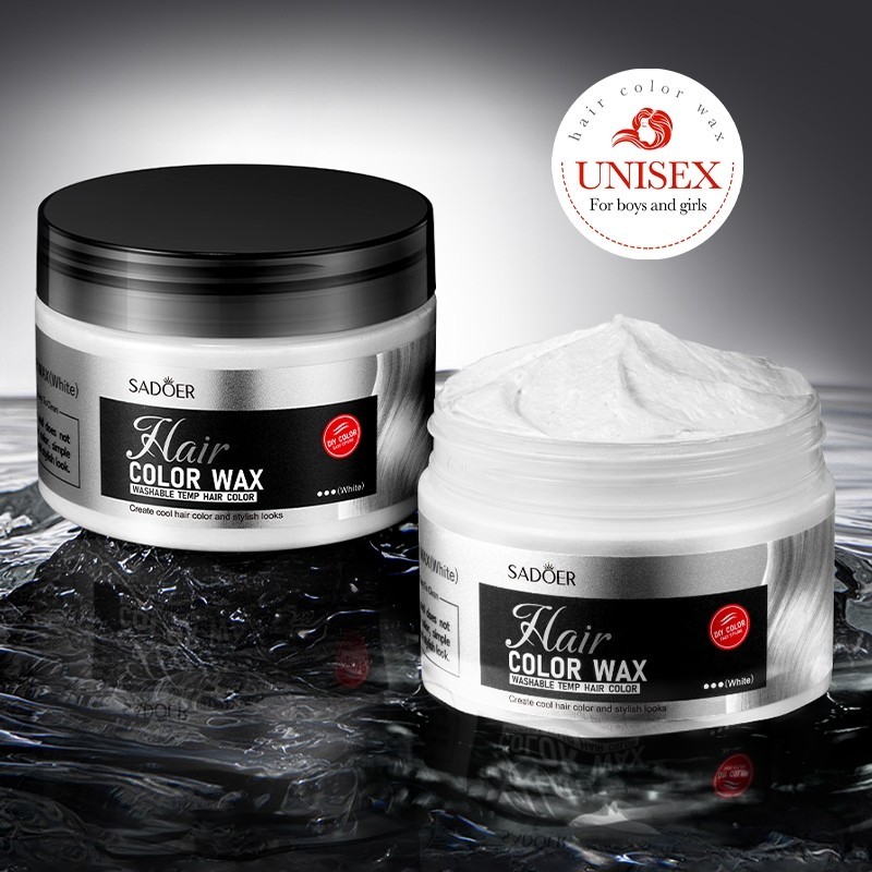 SADOER_OFFICIAL SADOER White Temporary Hair Color Wax – Stylish WHITE ...