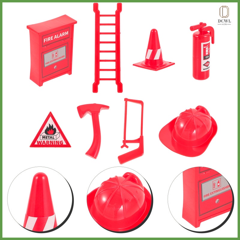 Miniforce Toys Fireman Role Play Costume Ladder Truck Extinguisher ...