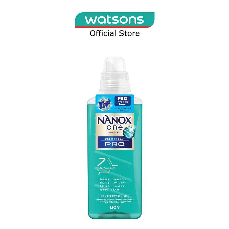 TOP NANOX One Ultra Concentrated Liquid Detergent (Pro Hygienic Power) 640g | Shopee Singapore