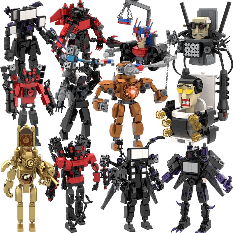 GOROCK Titan Skibidi Toilet Man vs Monitor Titan TV Man Toy Titan TV ...