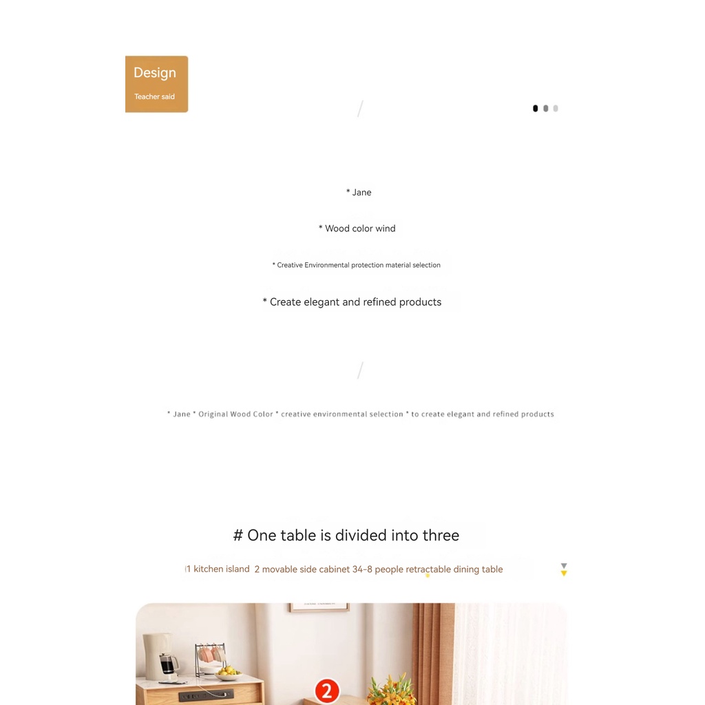 *Japanese-style log wind slate island table dining table and sideboard ...