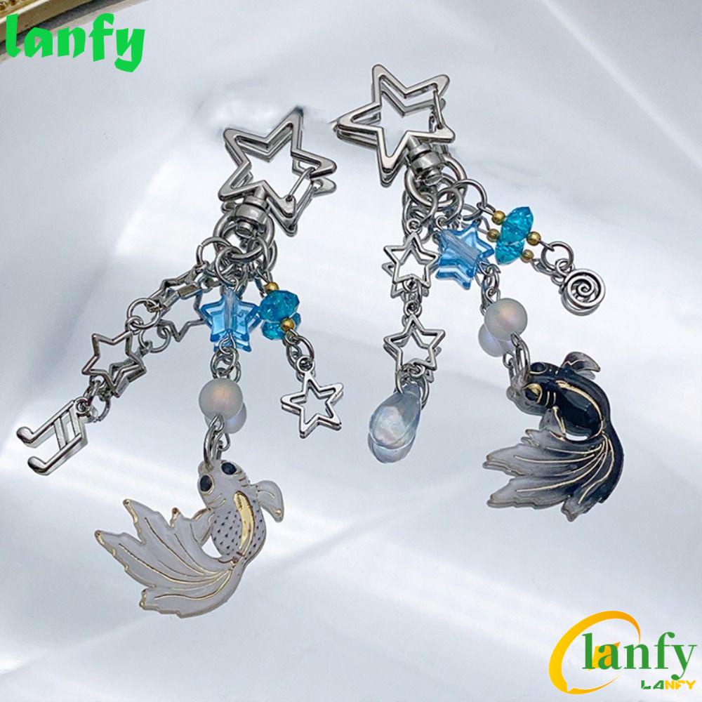 LANFY Koi Star Bead Chain, Anime Spice Girl Style Y2k Key Chains ...
