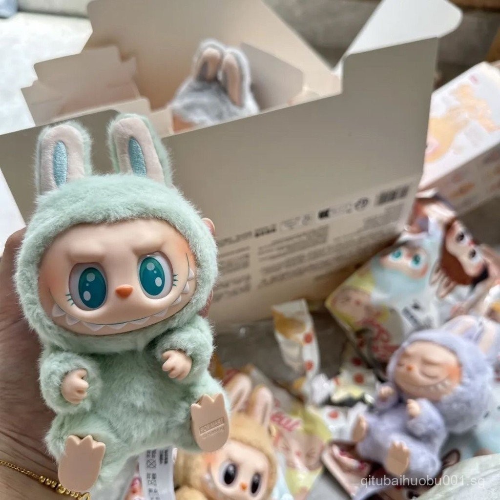 [Genuine Goods in Stock]Pop mart LABUBU Labu Sitting Party Vinyl Plush ...