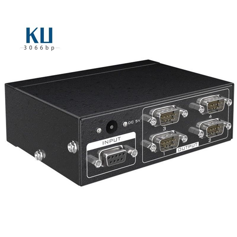 MT-RS104 Active Serial RS232 Splitter 1 to 4 RS232 Bi-Direction ...