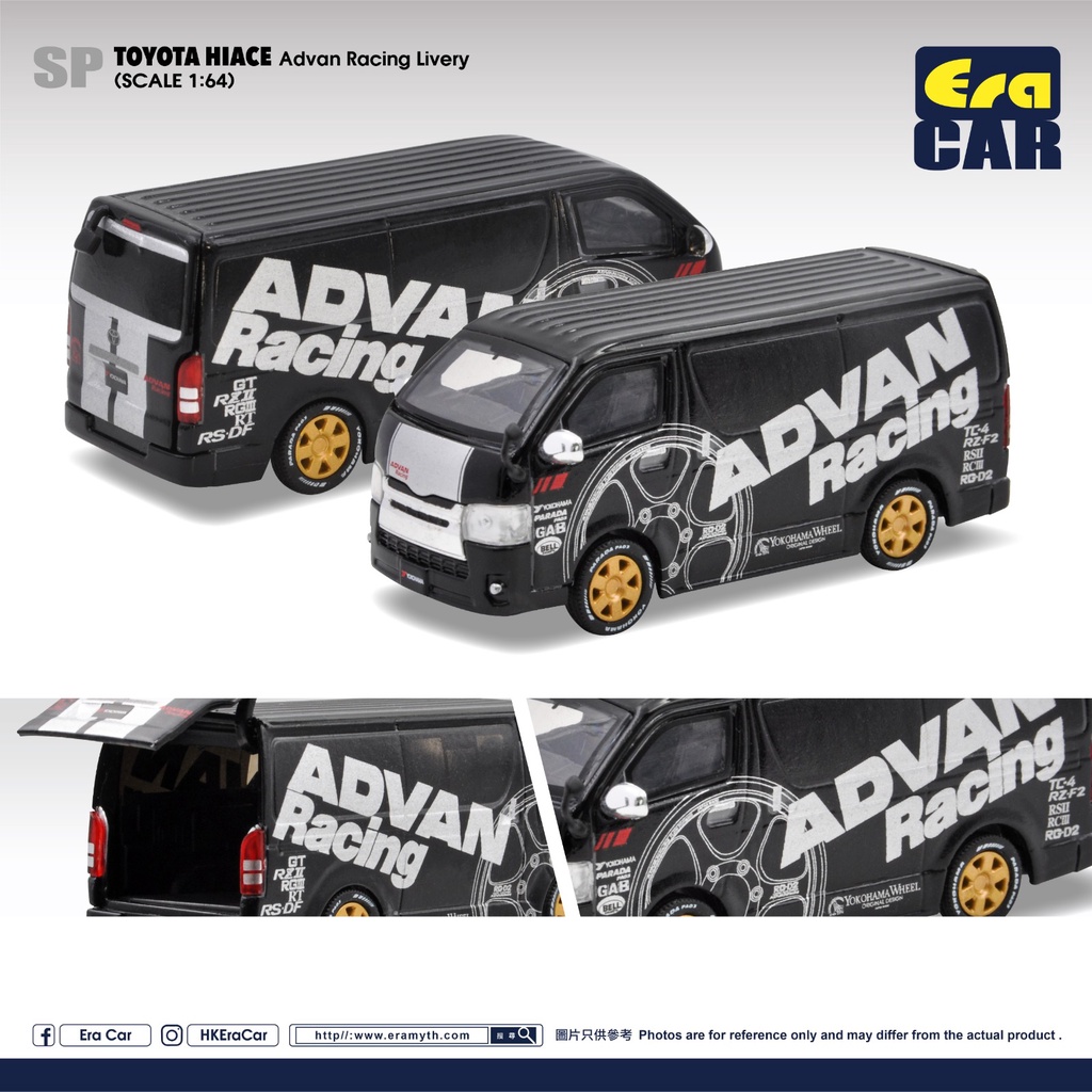 ERA CAR Toyota Hiace Advan Racing Livery TO22HISP138 | Shopee Singapore