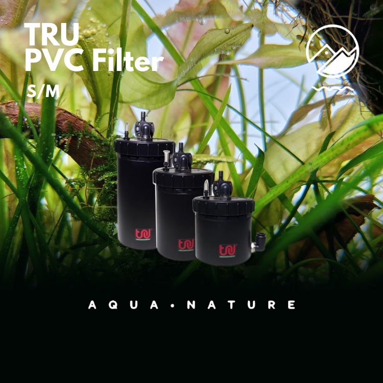 TRU PVC v1 Nano Aquarium Canister Filter (S/M) ( Mini Tank / Nano Tank ...