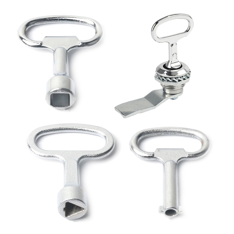 YJCNELCR Zinc Alloy Electrical Cabinet Key Universal Triangle Square ...