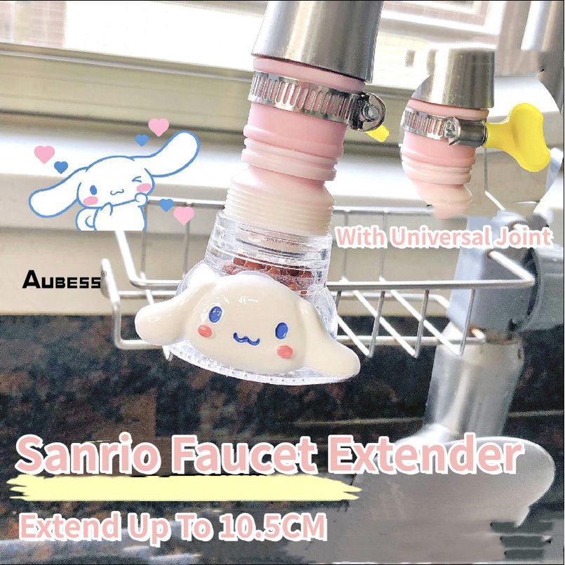 Sanrio Faucet Extender Kuromi Melody Kitchen Faucet 10.5CM Extendable ...