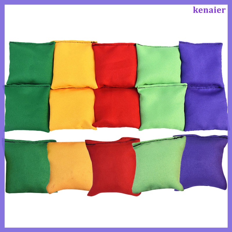 [Ready Stock] kenaier 15 Pcs Beanbags Hand Toss Game Outdoor Throwing ...