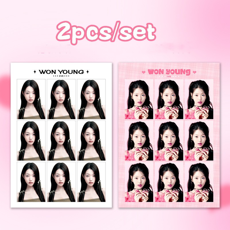 2-7pcs/set IVE ID Photo Lomo Cards HAPA KRISTIN 1st EP I'VE MINE Photocards Special Edition ...