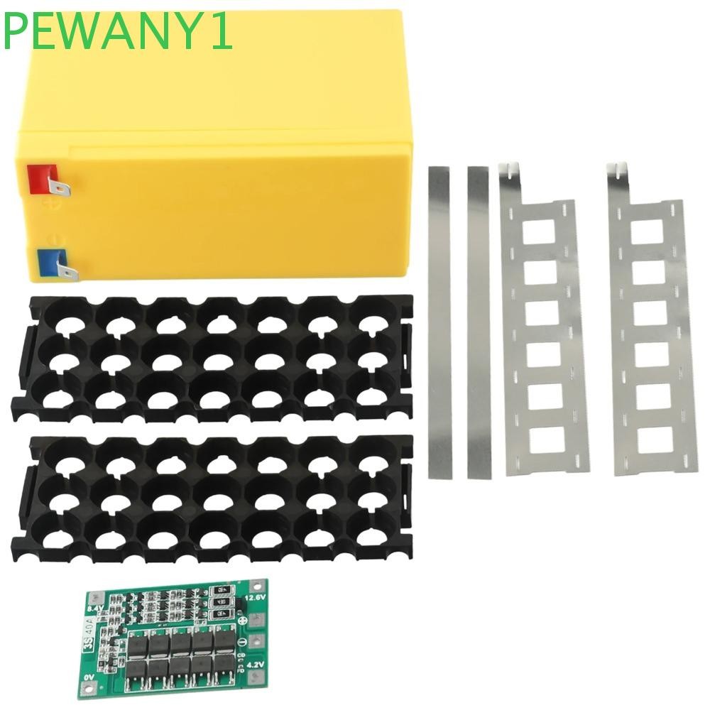 PEWANY1 18650 Cells ABS Storage Box, 12V Lead Acid Battery Box Battery ...