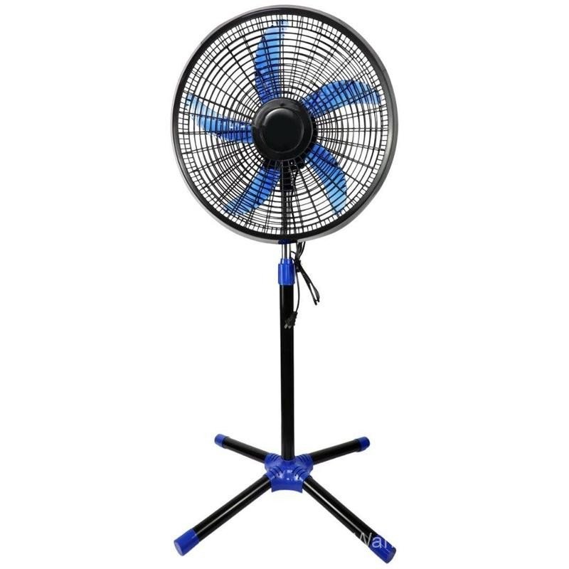 [1 Year Warranty] Ultra Strong Floor Stand Fan Duo Turbo Heavy Duty 18 & 16 Inch 5 blades 3 ...