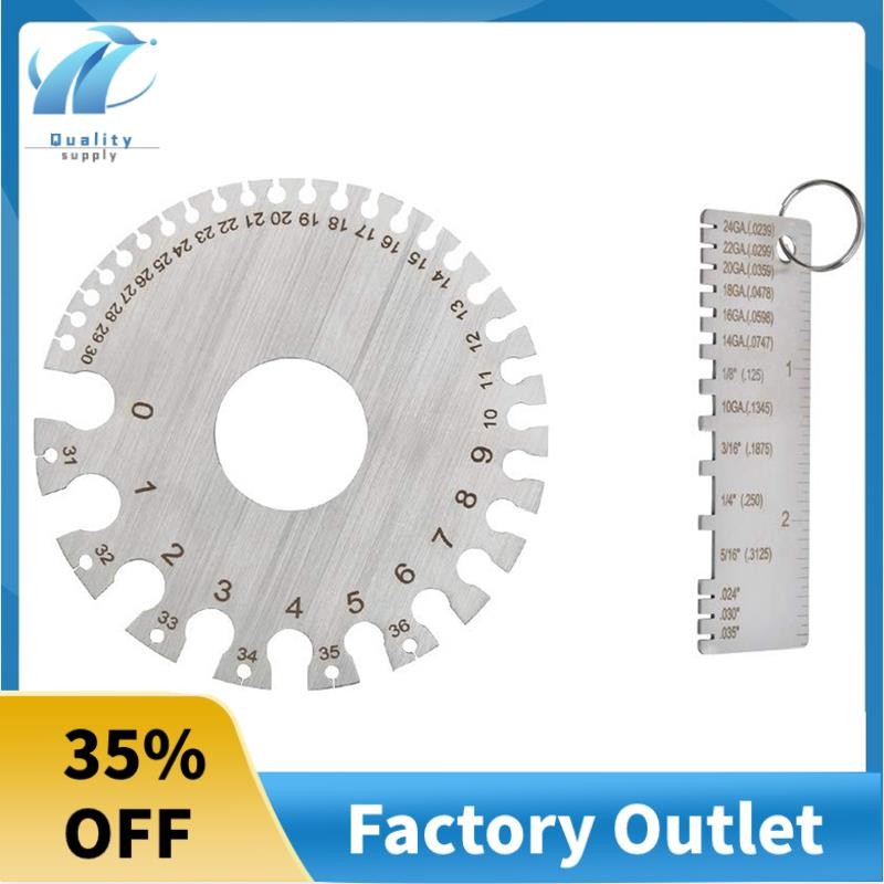 Sheet Metal Gauge Welding Gage Inspection Tool, Dual-Sided Wire Gauge ...