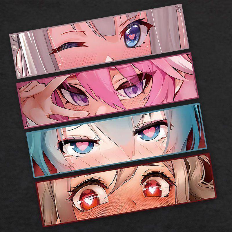 Anime Girl Strip Car Sticker Animation Waterproof Body Decoration ...