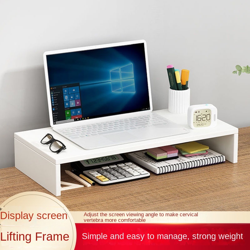 Desktop Elevated Rack Computer Widened Elevated Rack Laptop Dormitory ...