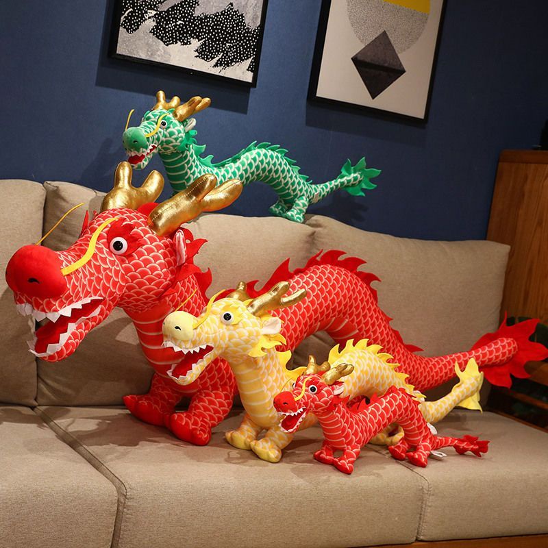 24 Styles Year of the Dragon Simulation Dragon Plush Toy Ragdoll ...