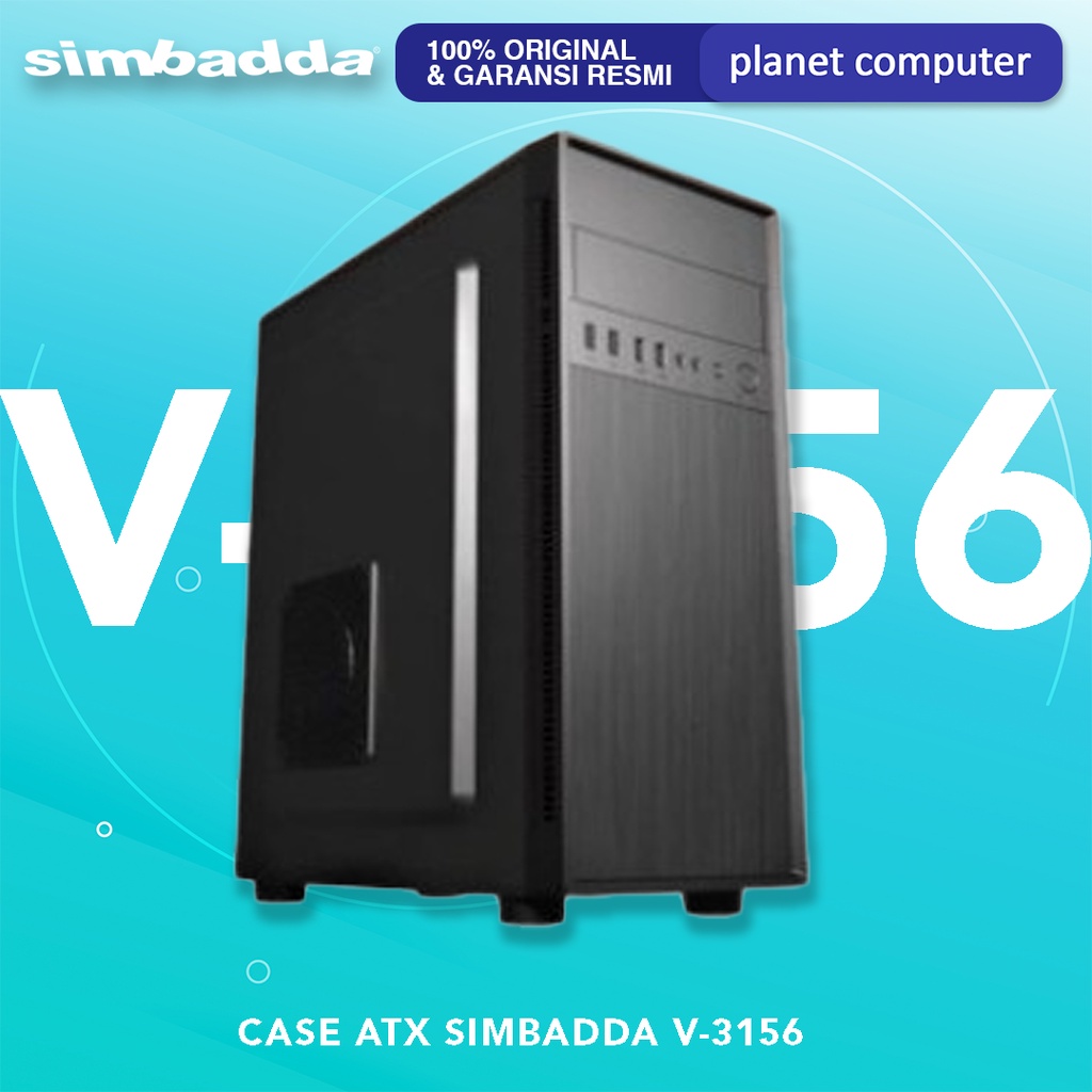Simbadda Sim V 3156 PC Case Include Psu 380w | Shopee Singapore