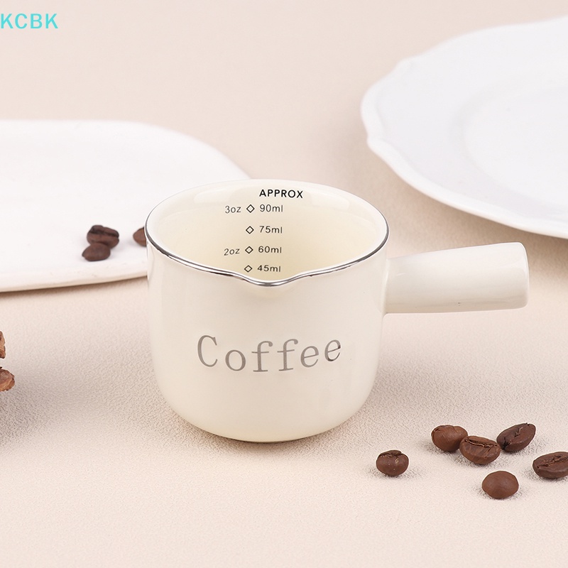 【KC】 Mini Ceramic Milk Cup Creamer Jug Small Espresso Coffee Measuring ...