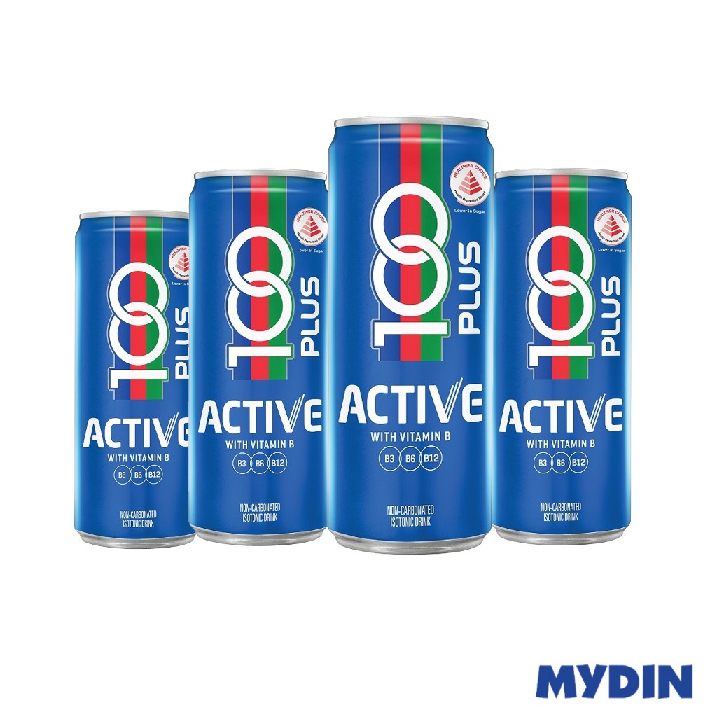 100 Plus Active Non-Carbonated Isotonic Drink Regular (4 x 300ml) | Shopee Singapore