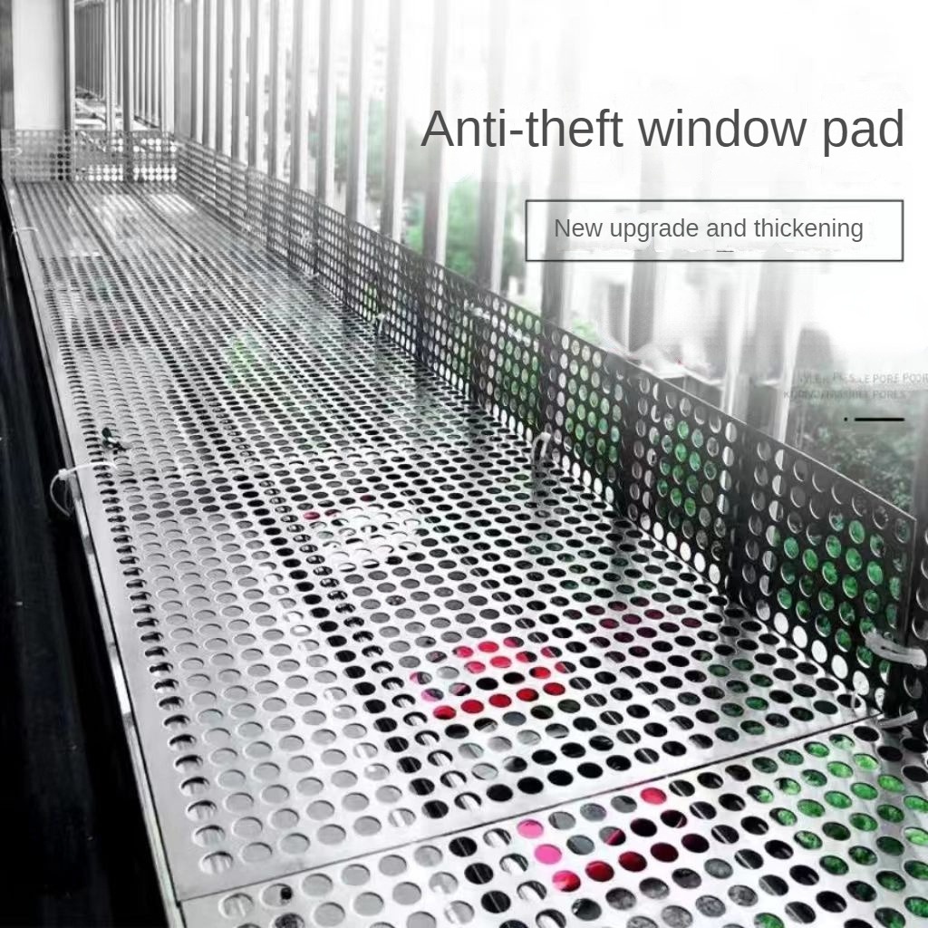 Thick 304 Stainless Steel Balcony Anti-Fall Base Plate Security Window ...